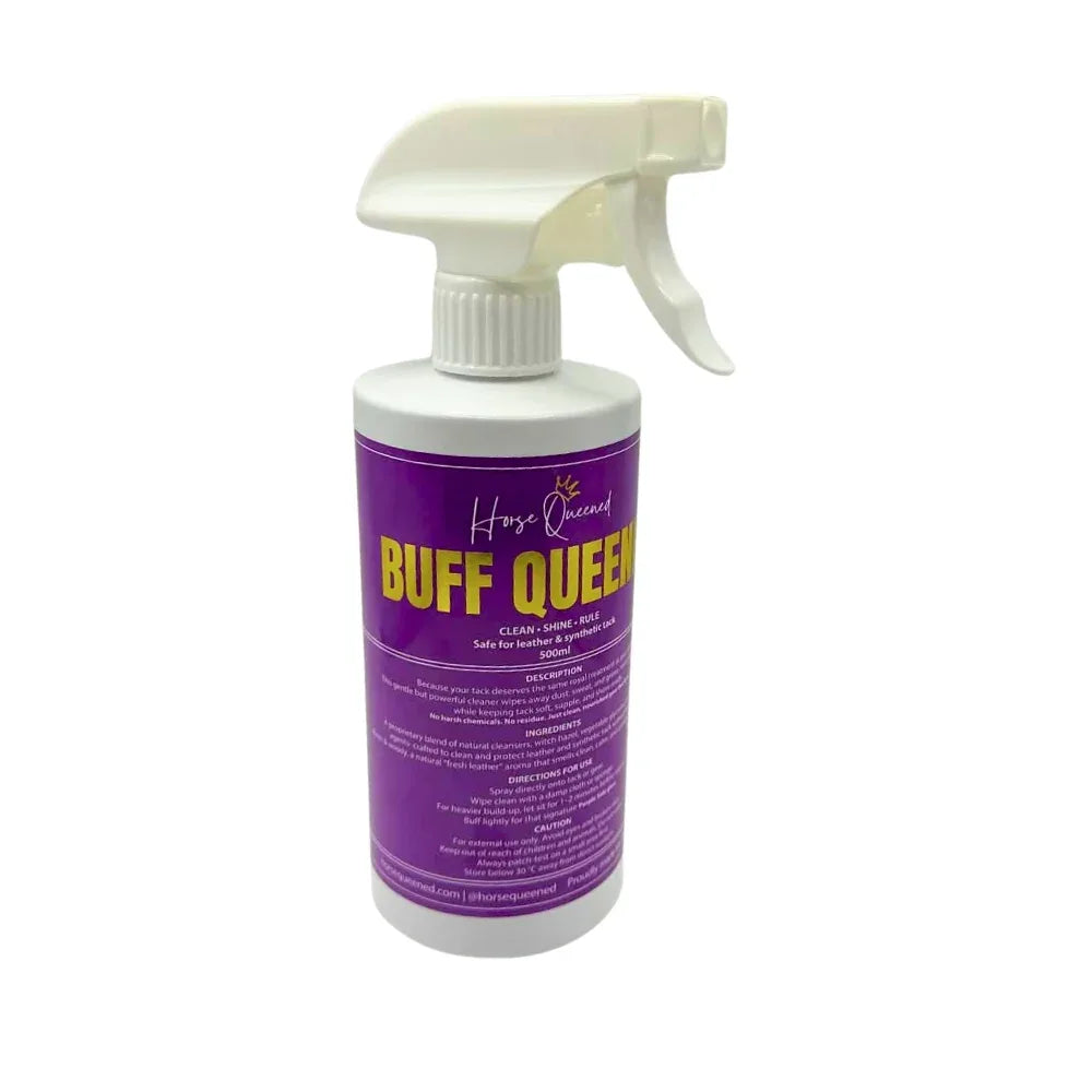 Horse Queened Buff Queened Leather & Synthetic Tack Cleaner for Saddles ...
